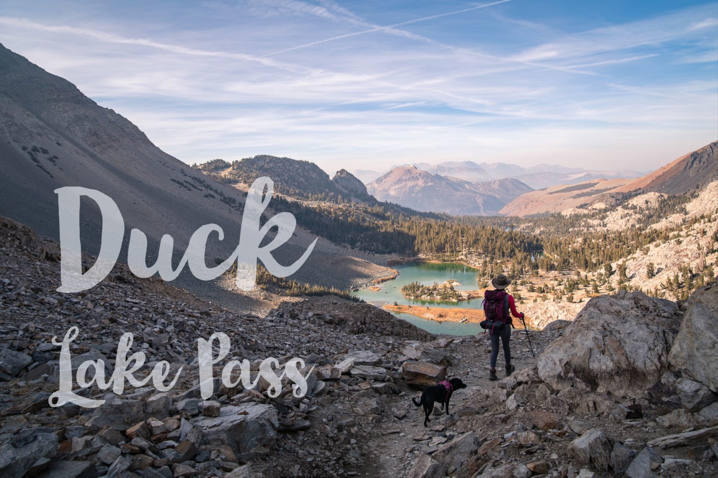 Duck Lake Pass – Hiking Girl with Dog